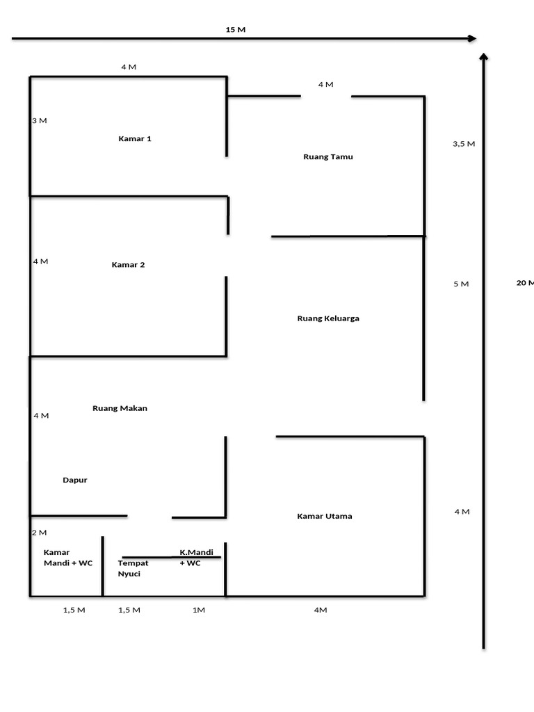 Sket Rumah Dona | PDF
