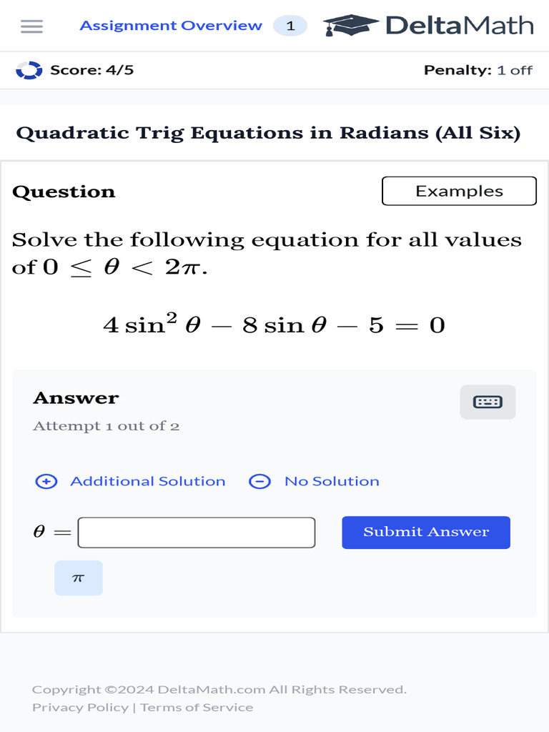 DeltaMath Student Application | PDF