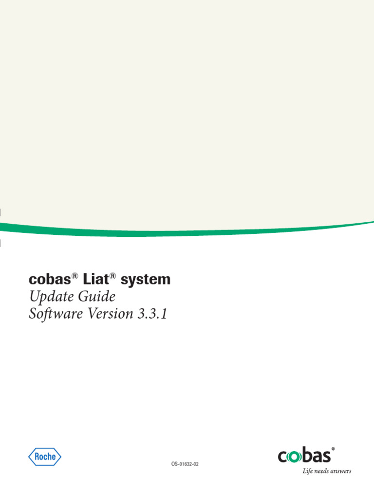 Cobas Liat System Update Guide - SW Ver. 3.3.1 | PDF | Domain Name ...