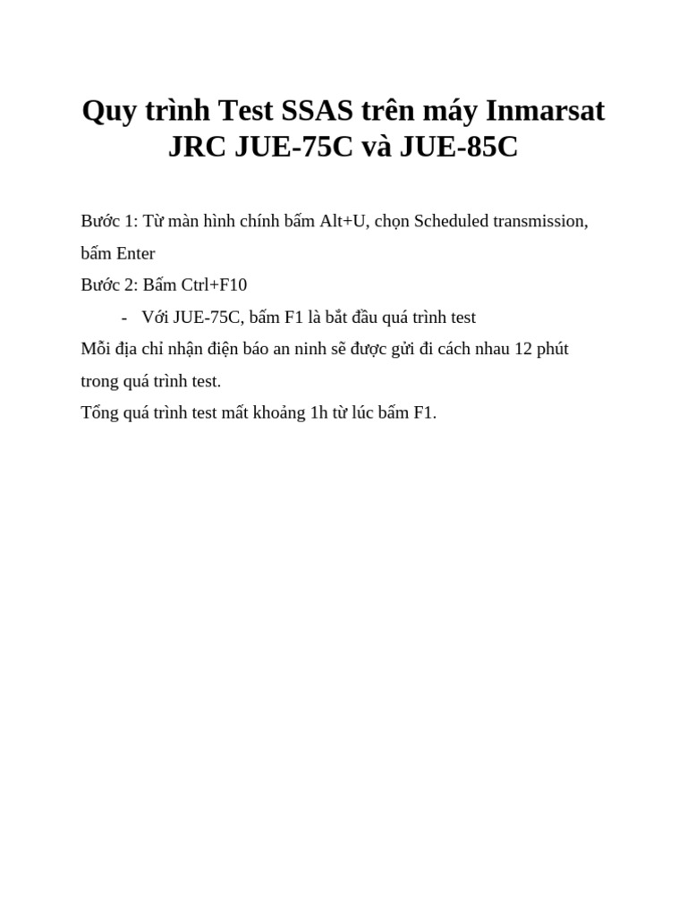 Quy Trình Test SSAS | PDF