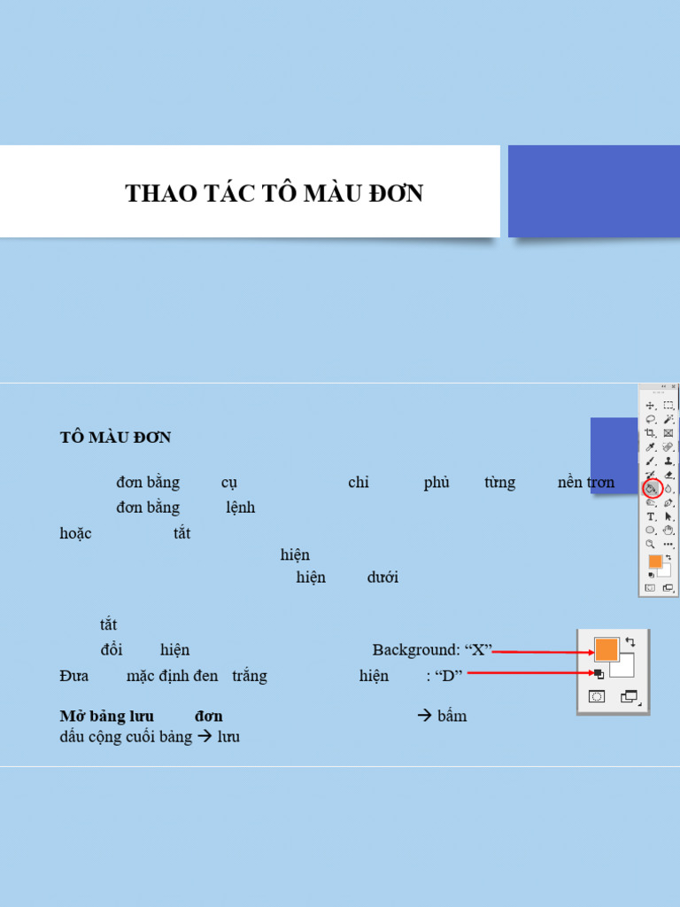 Photoshopp- To Mau Don Sac, Chuyen Sac | PDF