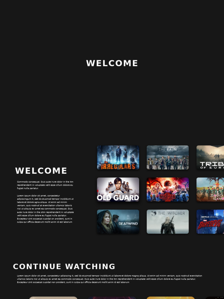Netflix Templates 2 | PDF