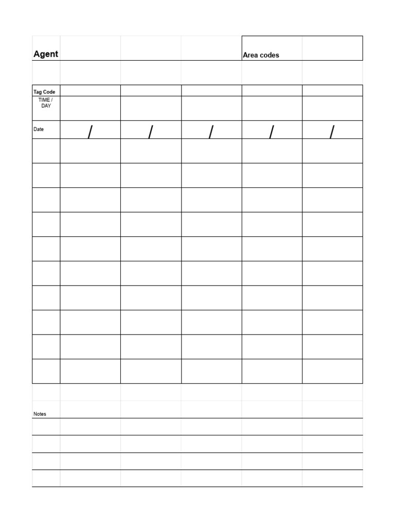 Blank Schedule | PDF