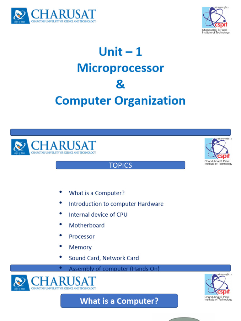 Unit-1 | PDF | Network Interface Controller | Random Access Memory