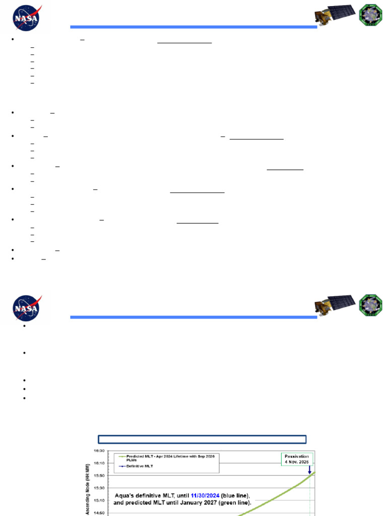 Aqua Status | PDF | Outer Space | Spaceflight