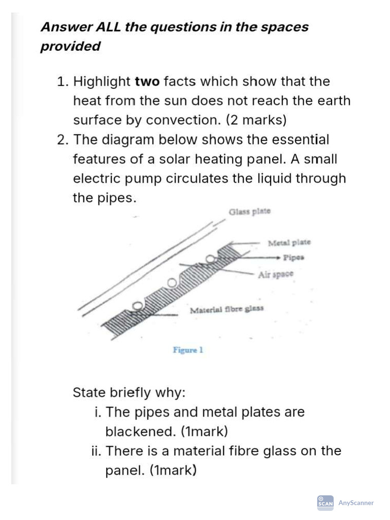 Physics Form 1 End Term3 | PDF