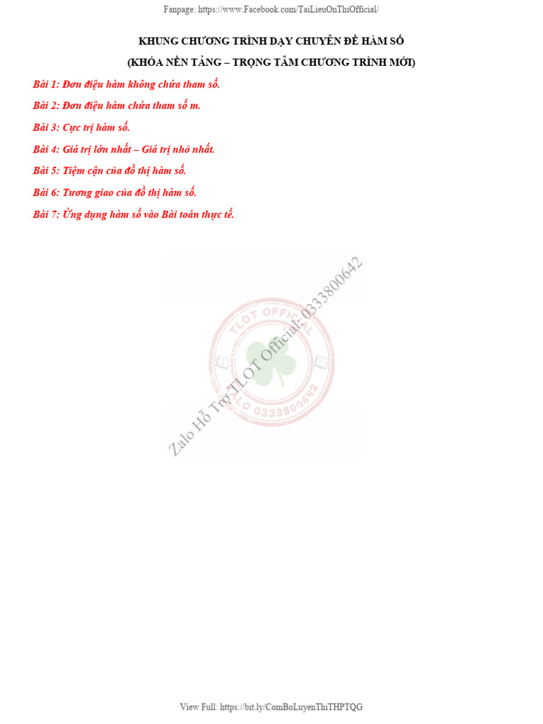 Hàm S (Khóa N NT NG TR I) | PDF