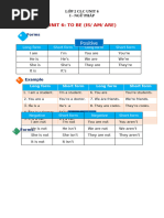 Forms of the Verb "To Be" | PDF