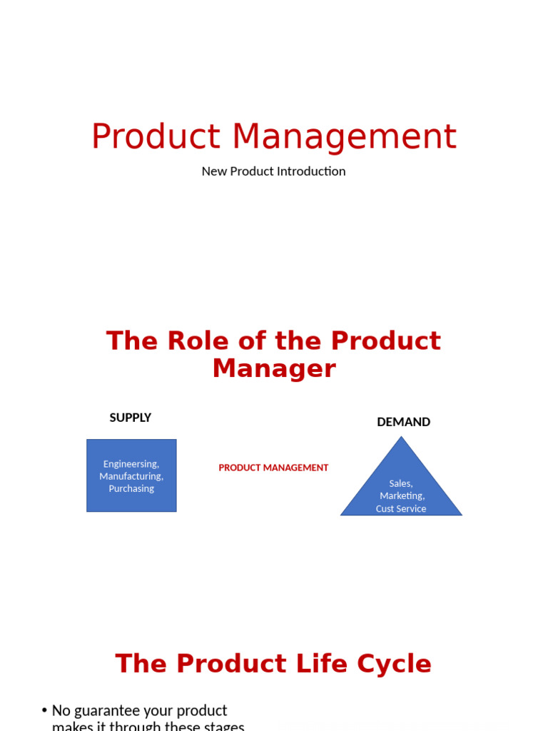 MGMC11 Intro To Product Management | PDF