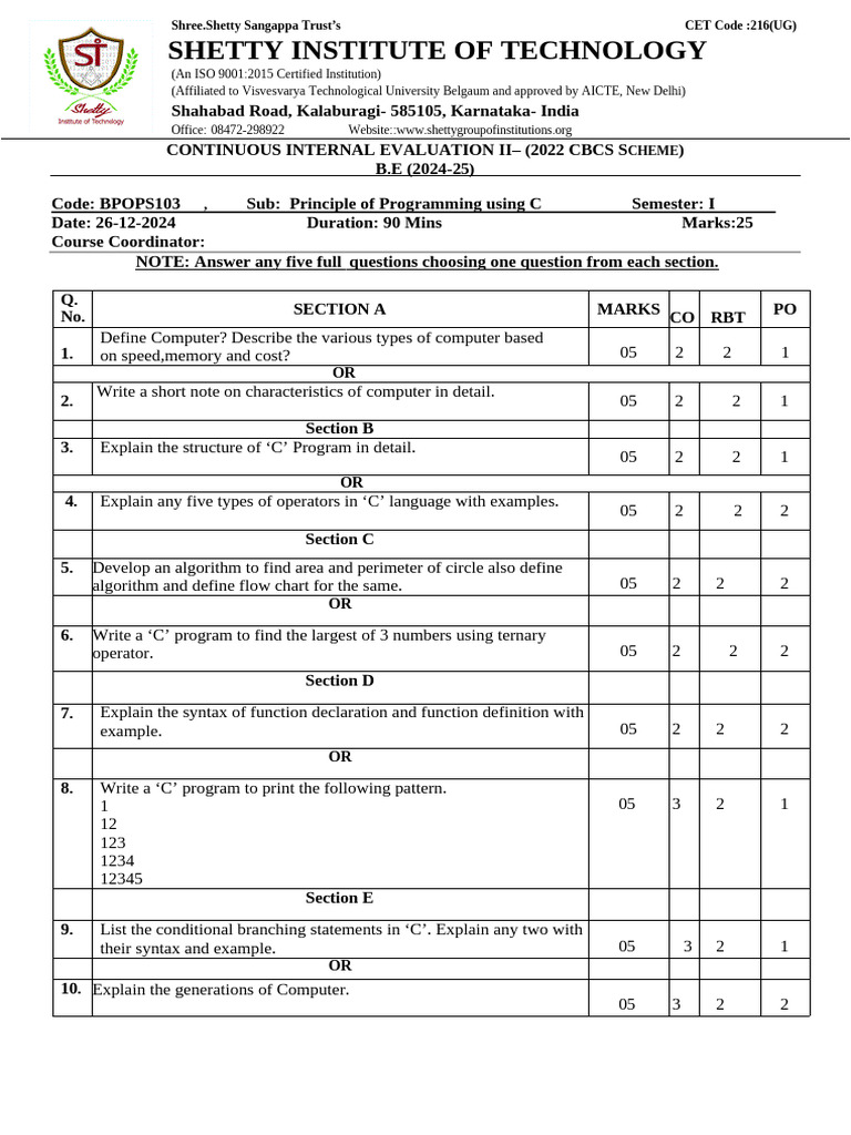 ECE_1QP[1] | PDF | Central Processing Unit | Cpu Cache