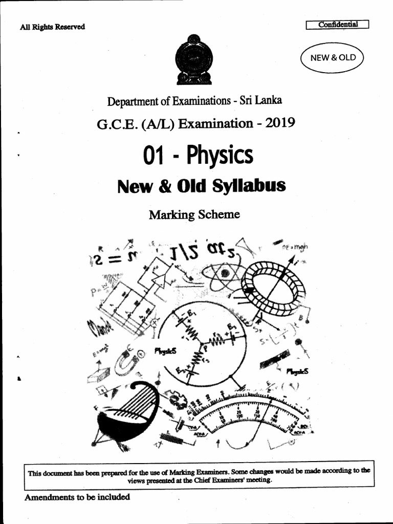 Marking Scheme | PDF