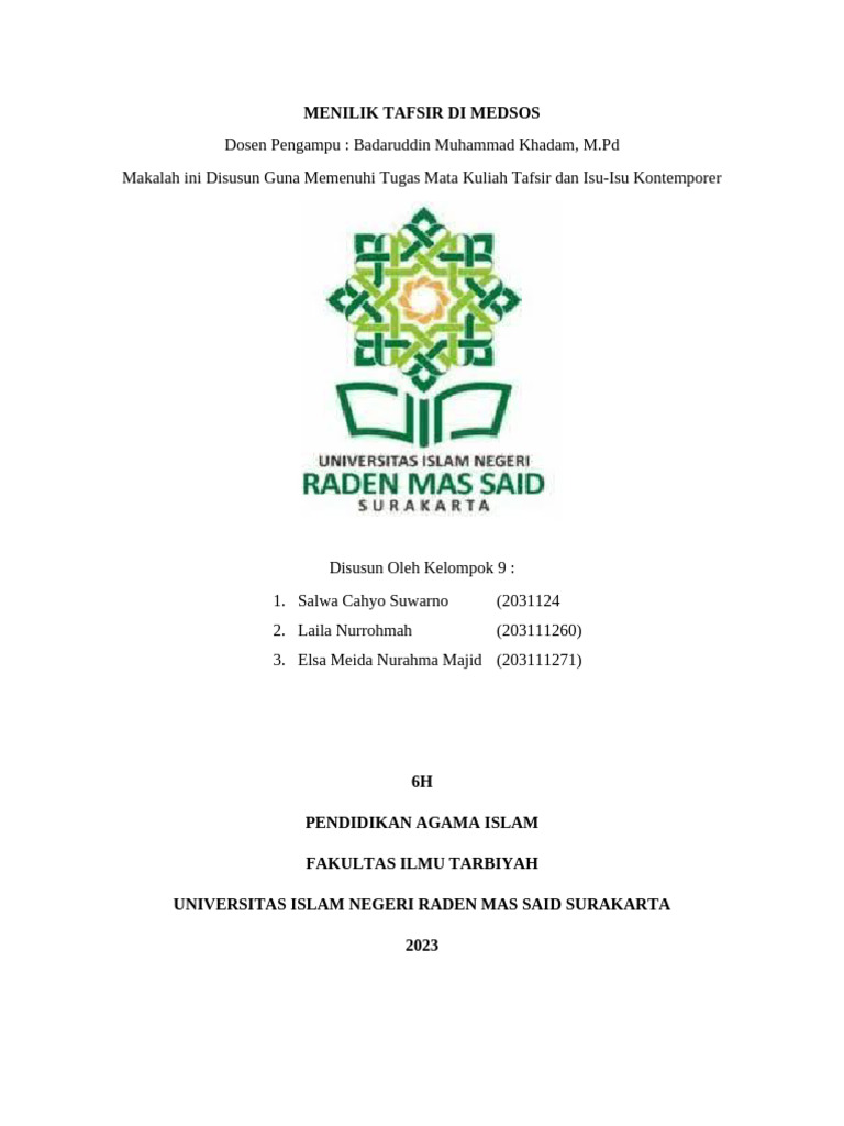 GERAKAN PEMBARUAN DALAM ISLAM | PDF