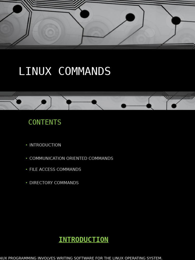Linux Commands 1 | PDF | Computer File | Linux