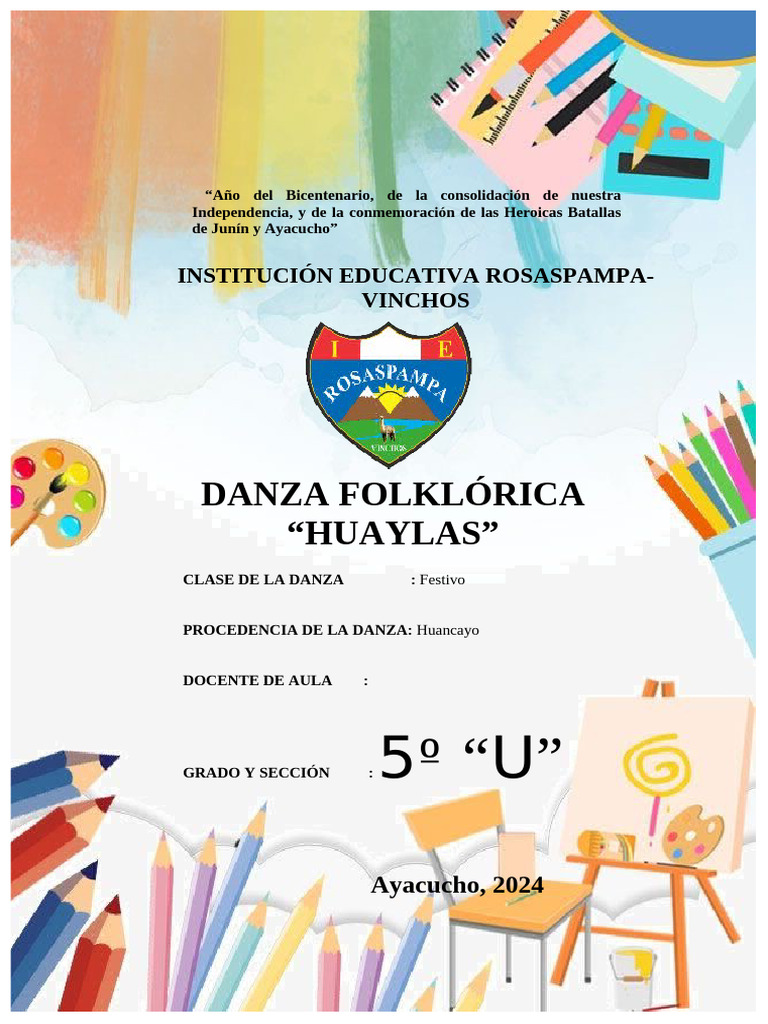 Huaylas - Rosaspampa | PDF | Bailes | Ropa