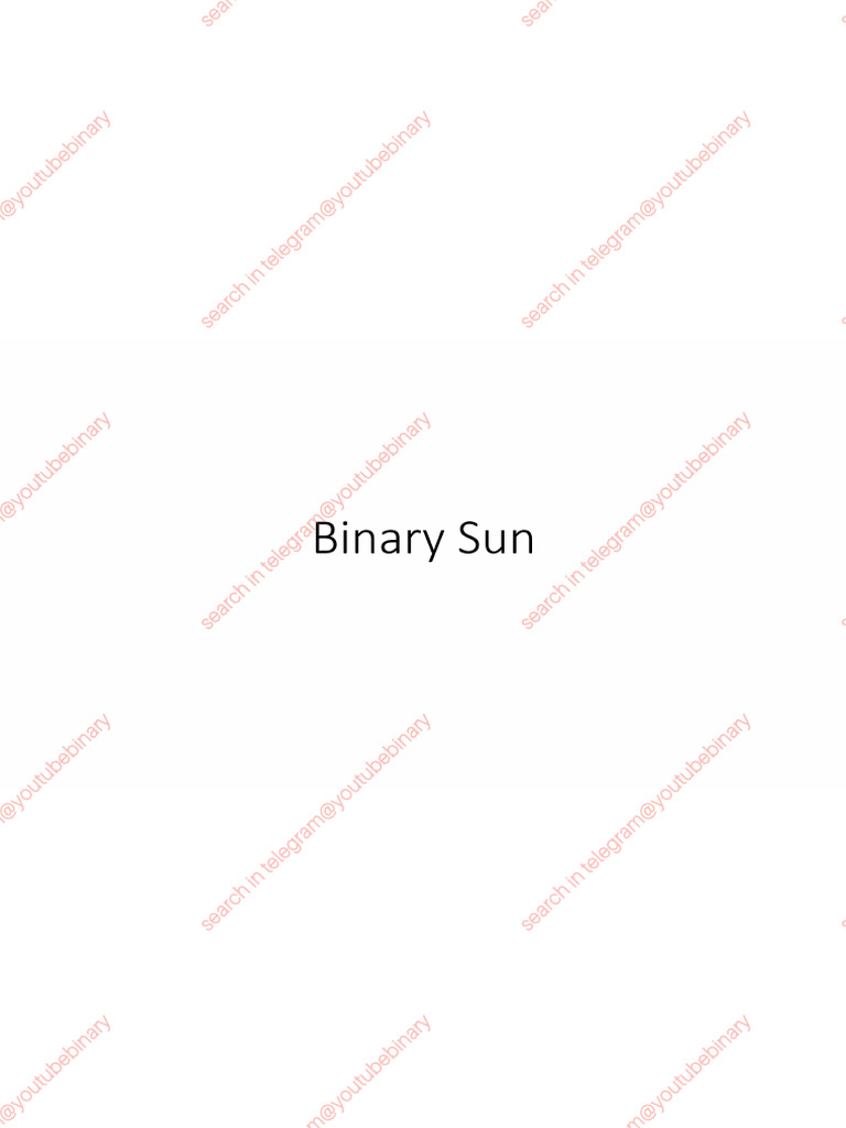 Binary Sun7 PDF | PDF