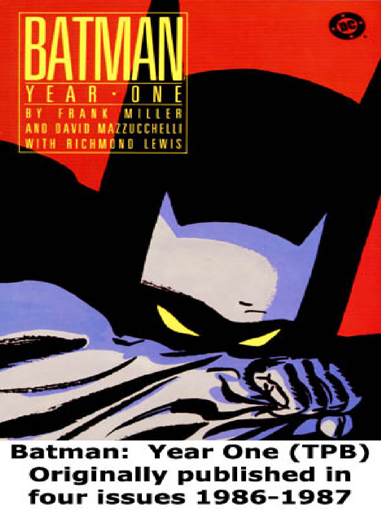Batman Year One (Frank Miller, David Mazzucchelli) (Z-Library) | PDF