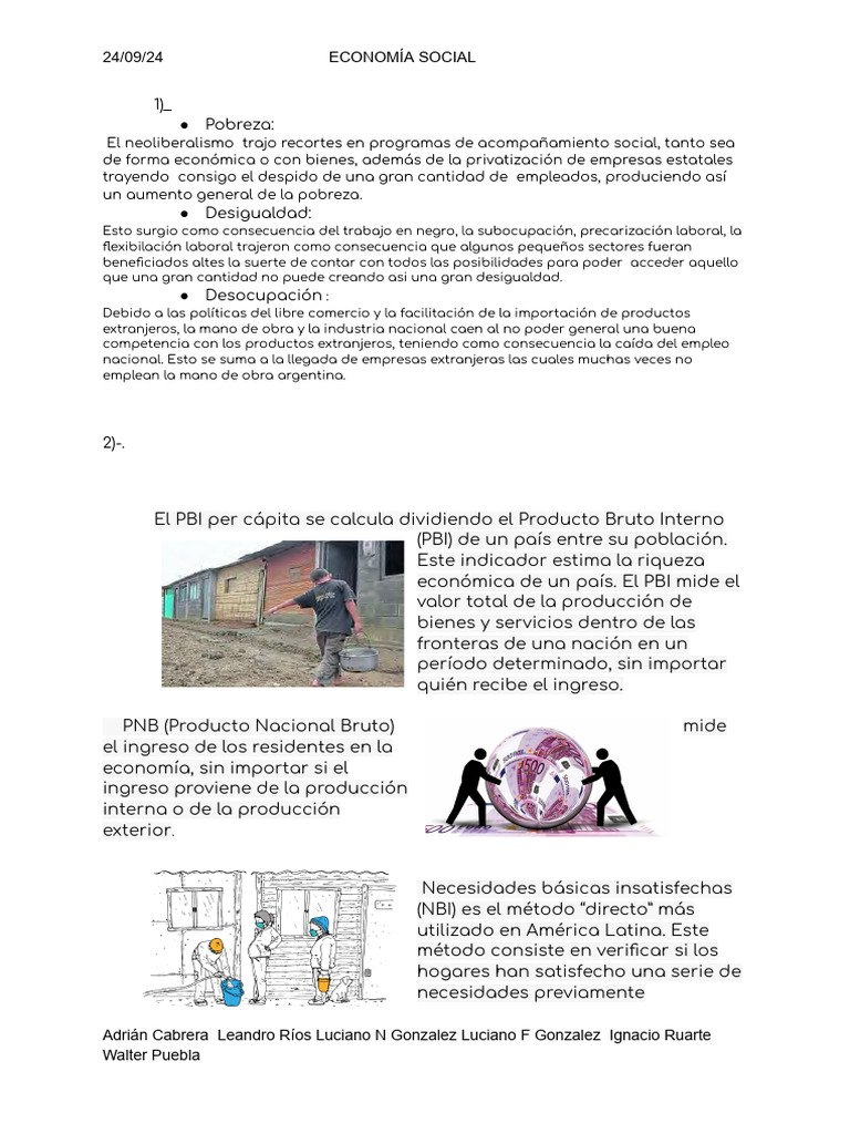 WEBADA DE ECONOMÍA | PDF | Producto Interno Bruto | Pobreza