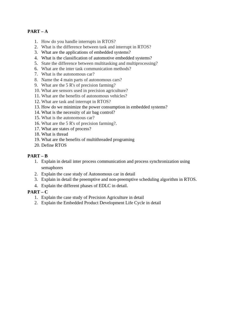 ES Important Question | PDF