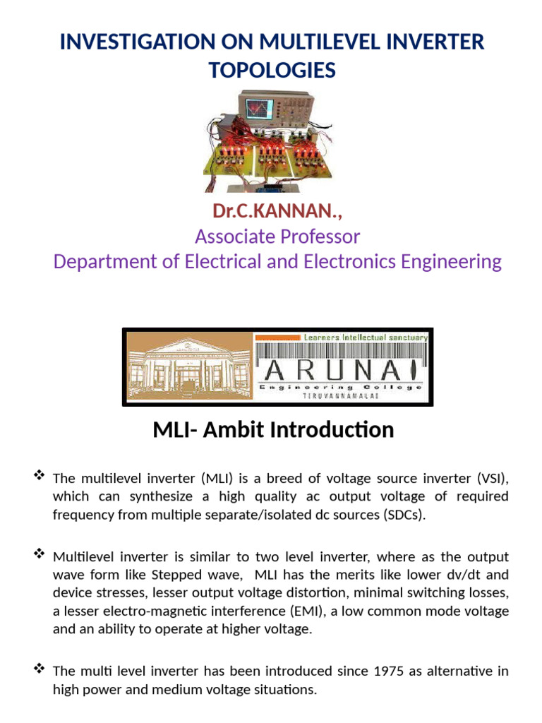 MLI | PDF | Power Inverter | Computer Engineering