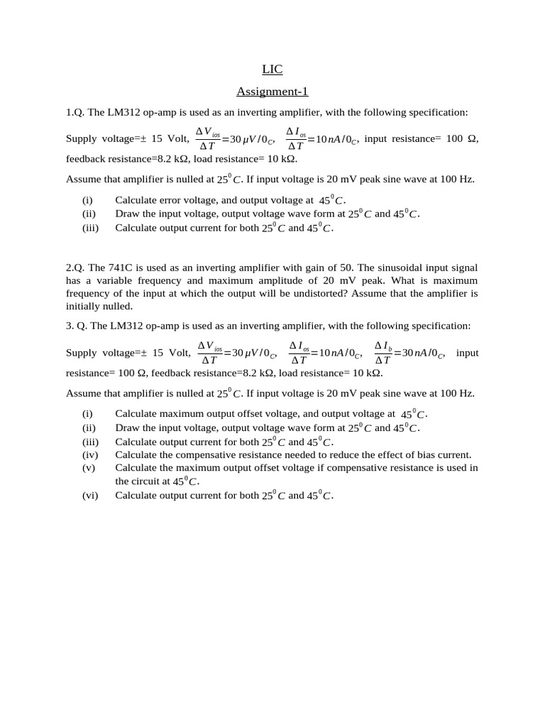 LIC Assignment-1 | PDF
