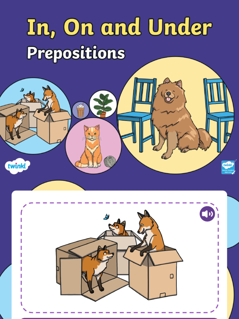 Prepositions of Place for Young Learners | PDF