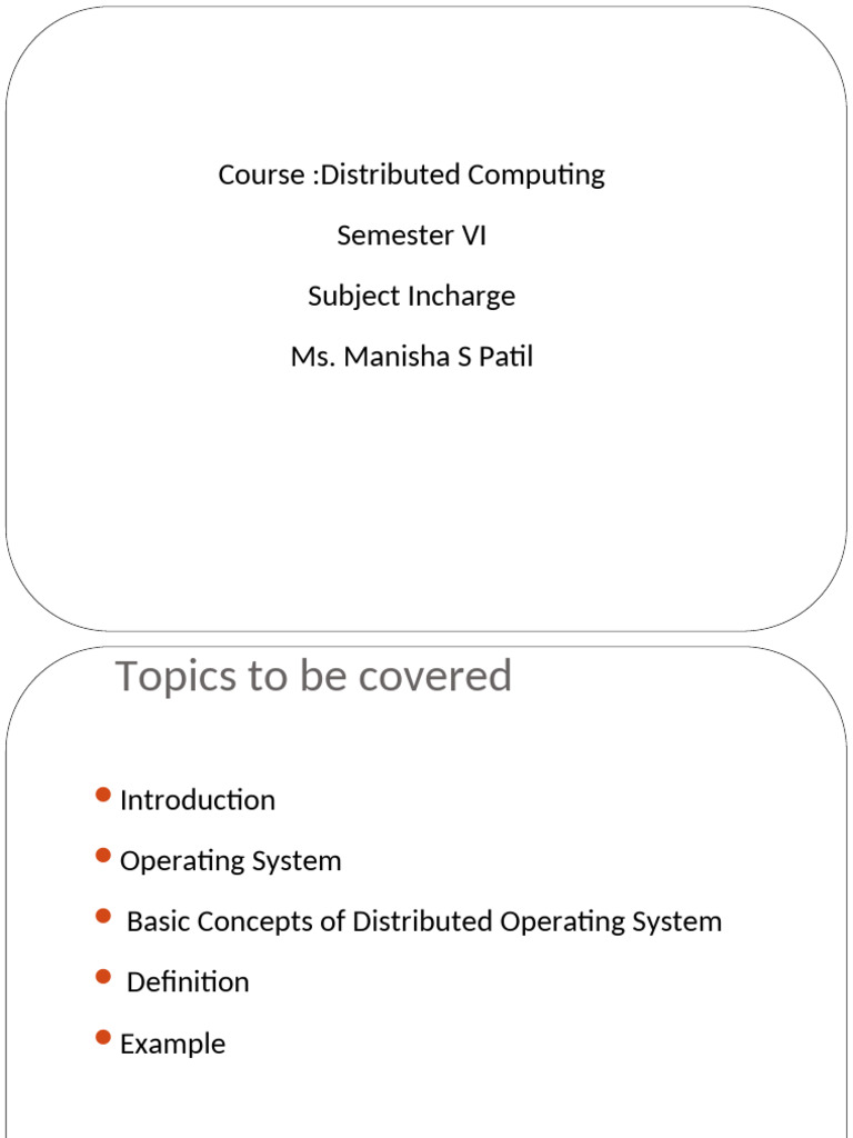 DC Introduction Unit1 | PDF | Workstation | Operating System