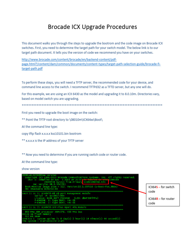 ICX-Upgrade-Procedures | PDF