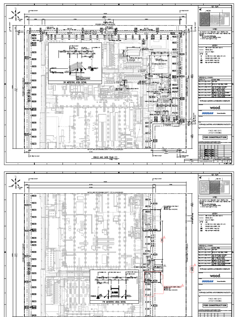 Fence and Gate Layout Drawing | PDF