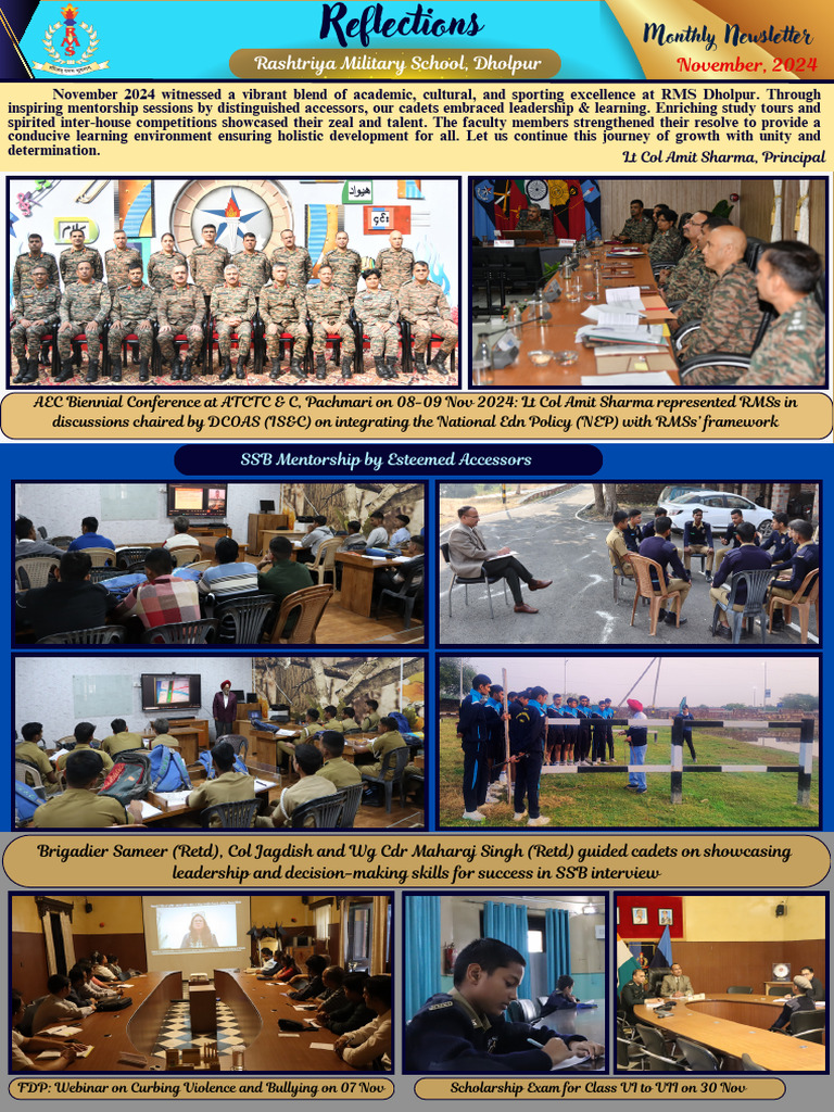 RMS Dholpur Newsletter Nov 2024 (8) RJRJRJ | PDF | Behavioural Sciences ...