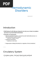 Hemodynamic Disorders Pathology | PDF | Edema | Thrombus