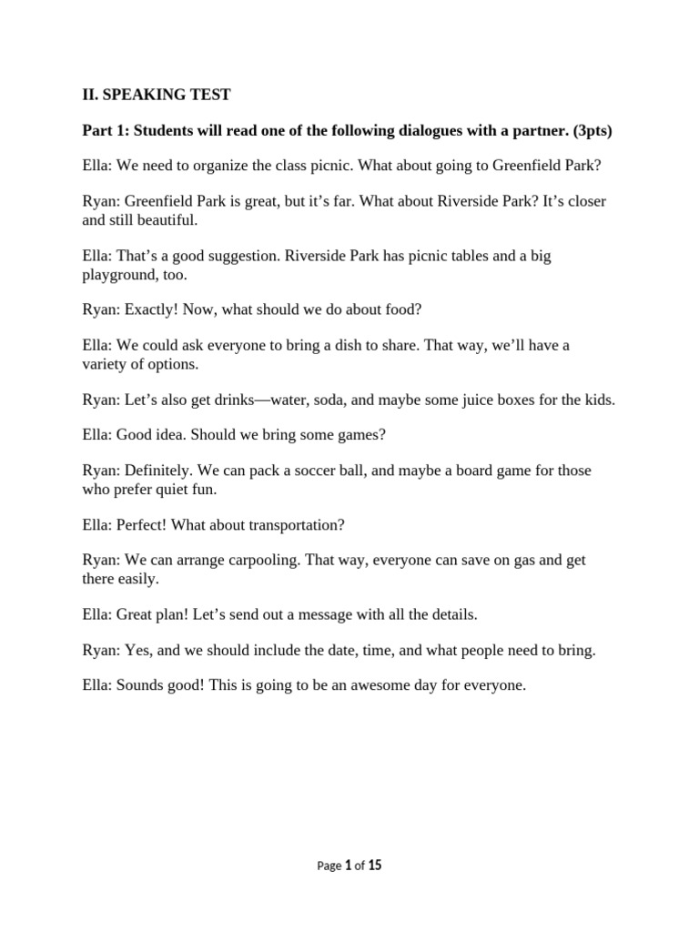 EPP 2024 - Speaking Section | PDF | Pollination | Honey Bee