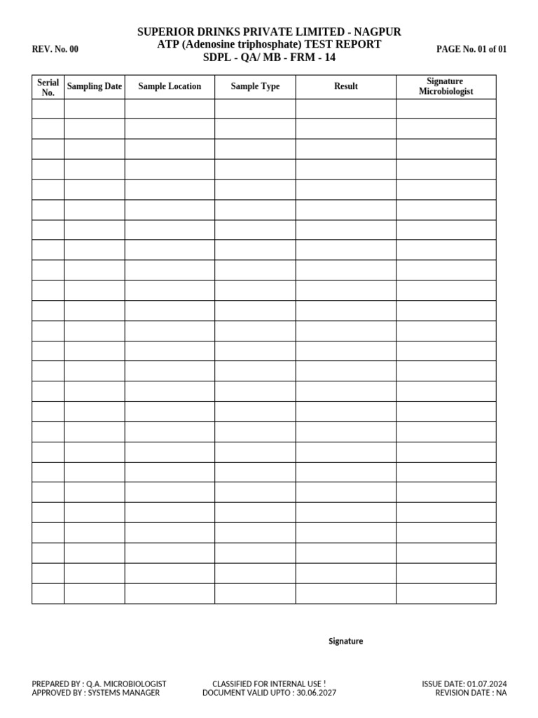 ATP Logbook Blank | PDF