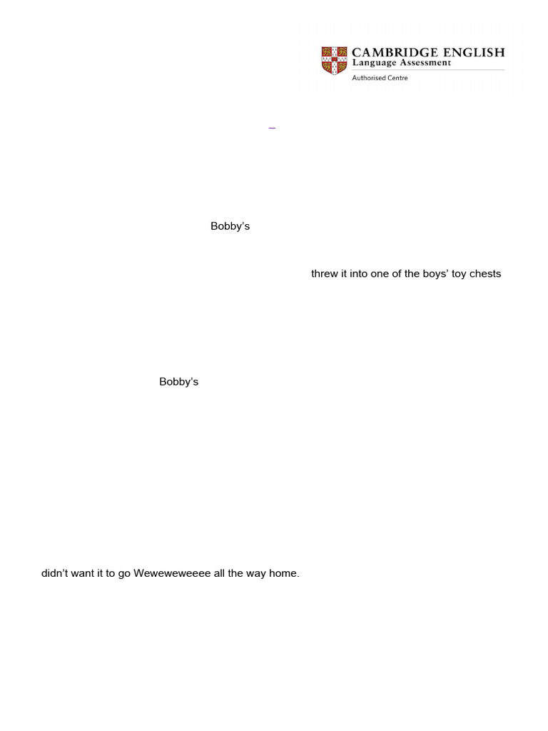 Cae Reading Passages Pdf