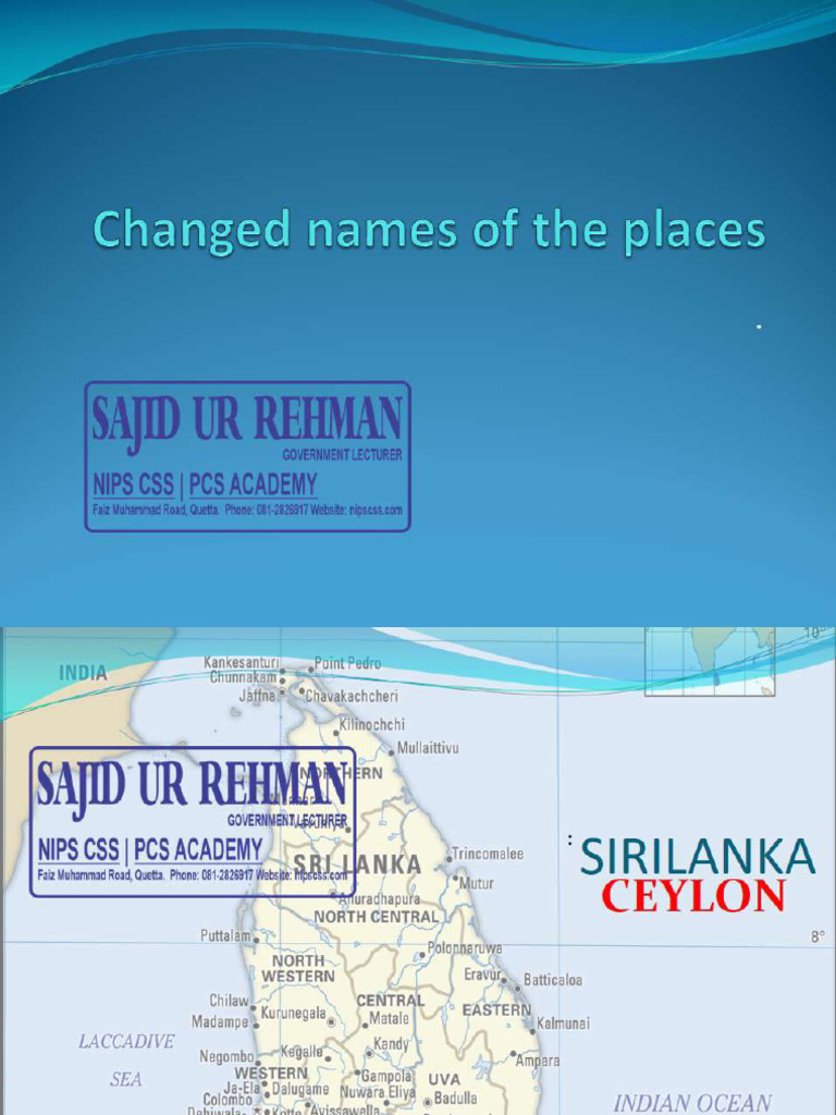 Changed Names | PDF