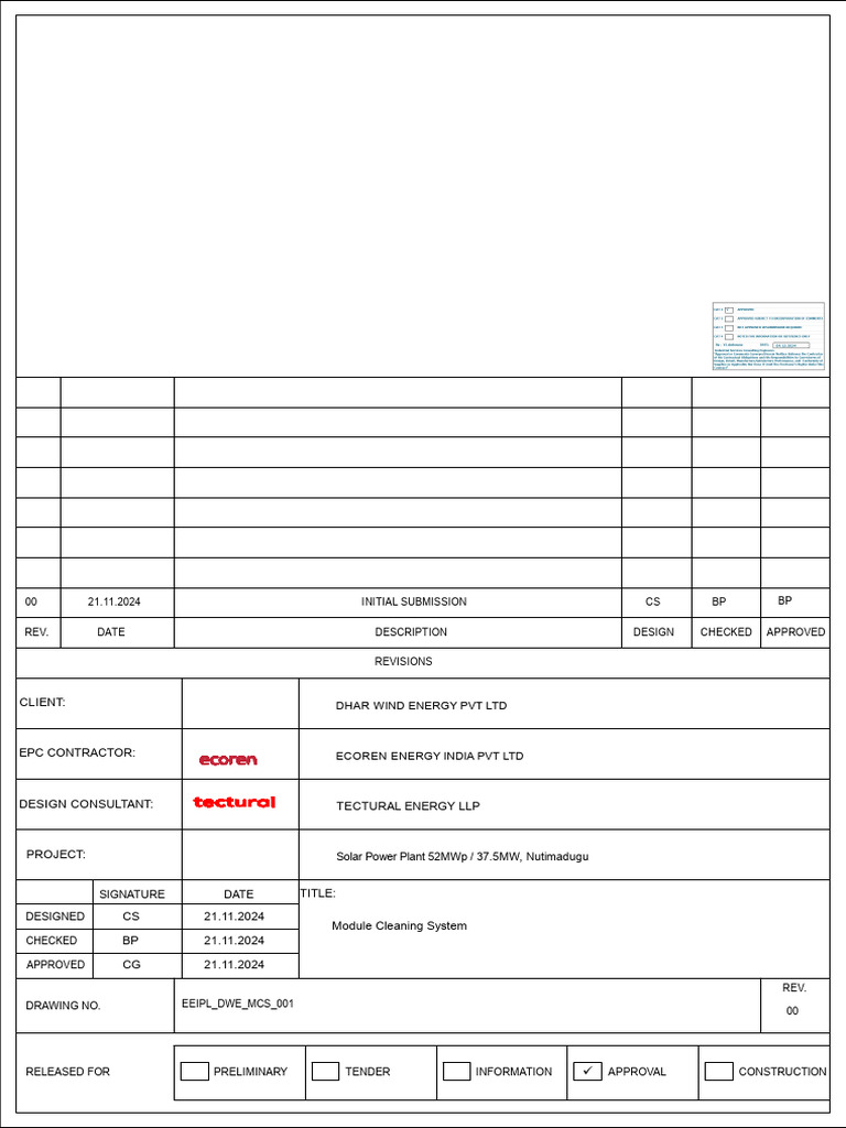 MCS - Module Cleaning System | PDF | Fluid Dynamics | Pipe (Fluid ...