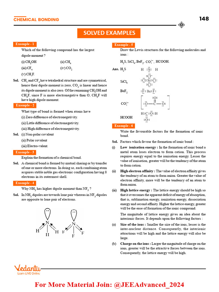 Chemical Bonding Questions | PDF | Chemical Bond | Ion