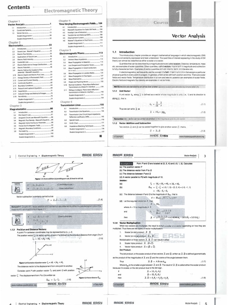 Electromagnetic Theory TextBook by Made Easy | PDF