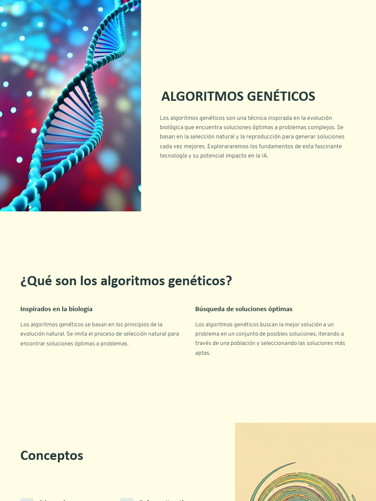 Sesión 13 - ALGORITMOS GENETICOS | PDF | Algoritmo genético | Matemáticas Aplicadas