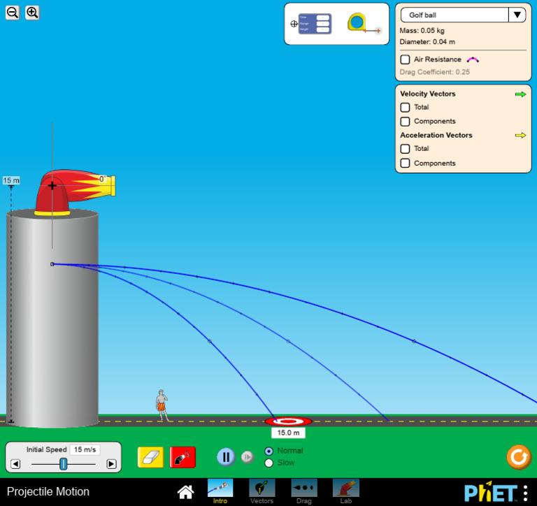 Golf Ball Projectile Motion Lab | PDF