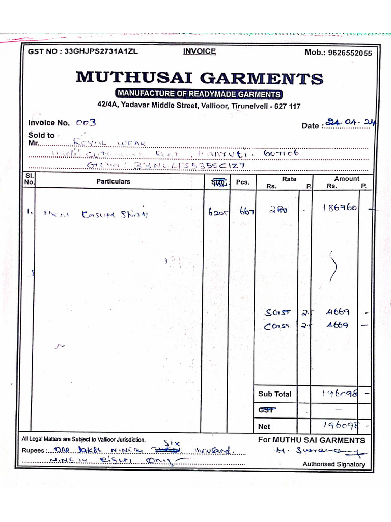 sales Bills | PDF