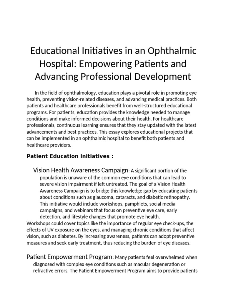 Final Project To | PDF | Visual Impairment | Ophthalmology