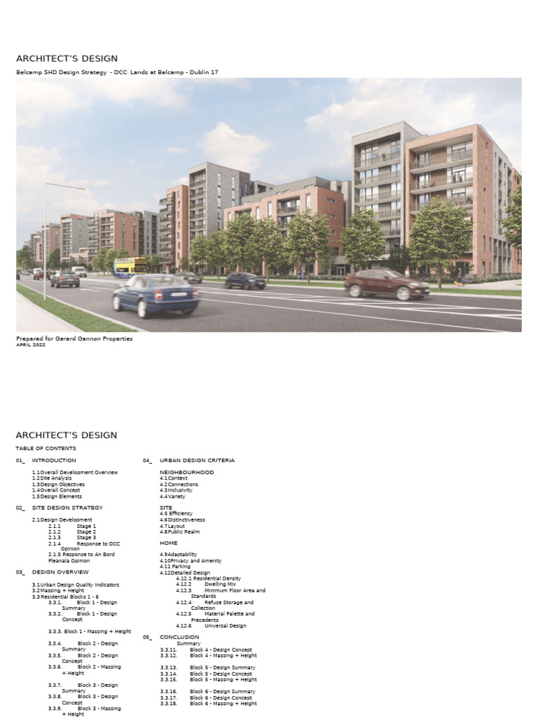 Architect's Design Report | PDF | Urban Planning