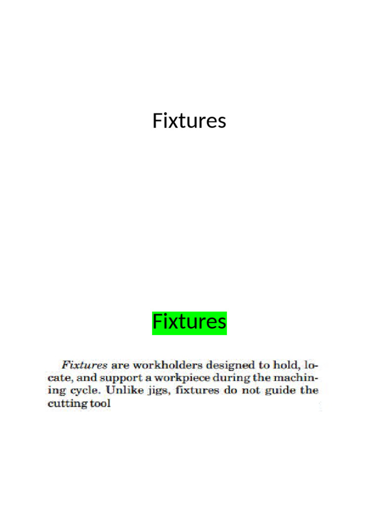 types of fixtures | PDF
