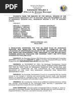 Sample Brgy DRRM Plan 2025 | PDF | Emergency Management | Emergency