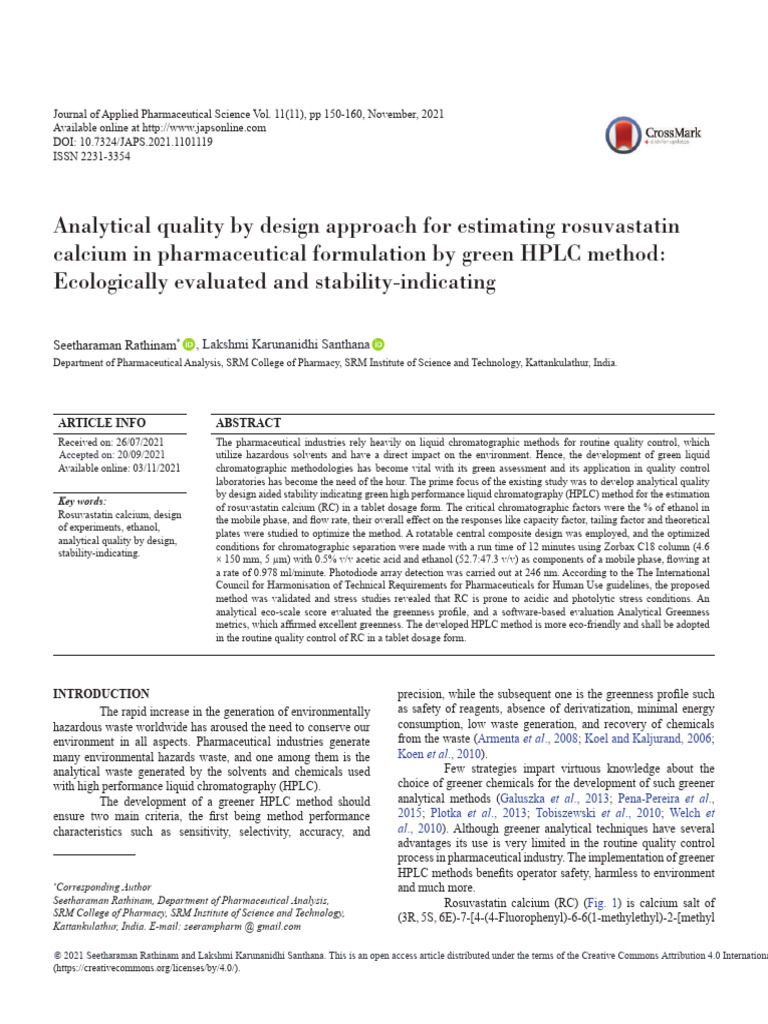 3501_pdf | PDF | High Performance Liquid Chromatography | Detection Limit