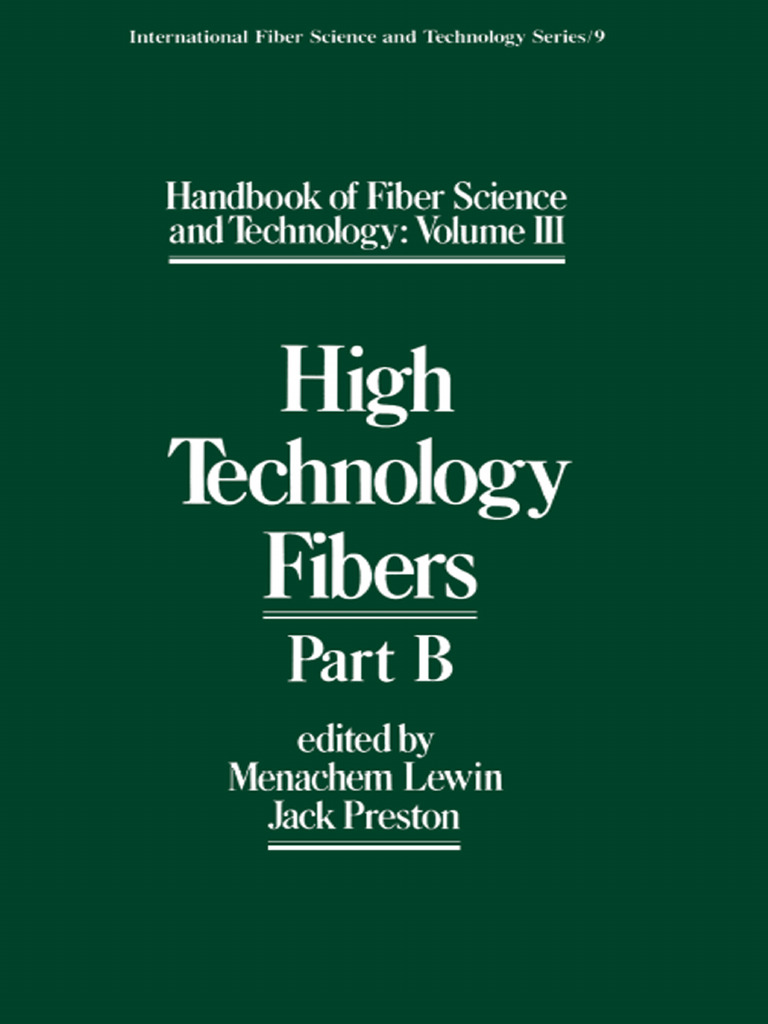 High Tech Fiber Science Handbook | PDF | Polymers | Rayon