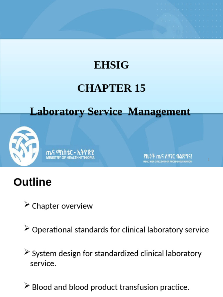 Laboratory Service Management Overview | PDF | Medical Laboratory ...
