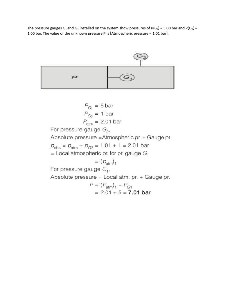 The Pressure Gauges G | PDF
