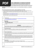 Checklist and Information Booklet For Surrender Certificate | PDF ...