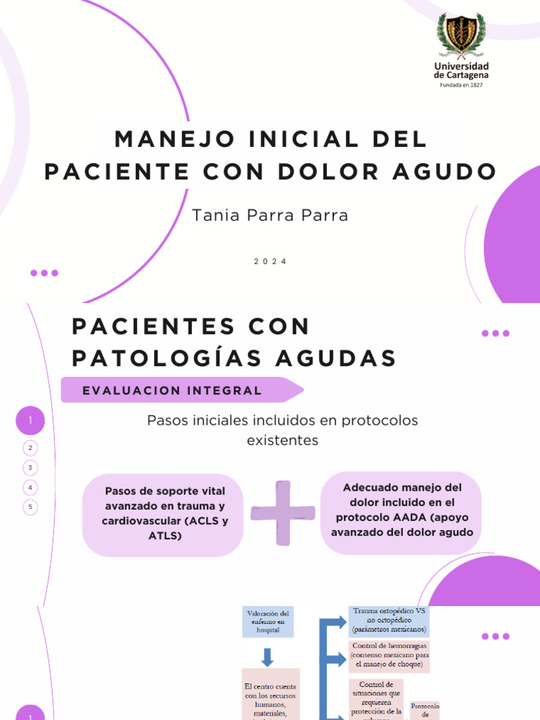 Manejo del Dolor Agudo en Pacientes | PDF